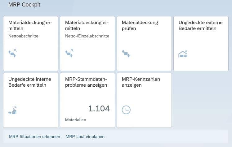 Materialbedarfsplanung mit SAP S/4HANA: MRP Live macht täglich mehrere ...